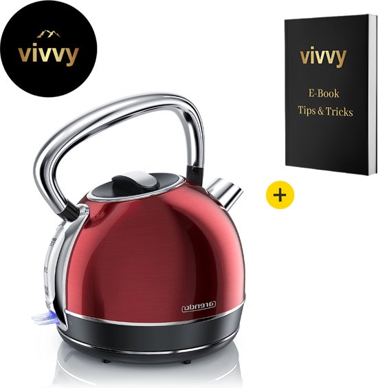 Waterkoker Retro - Waterkoker Vintage Met Temperatuur Display ...