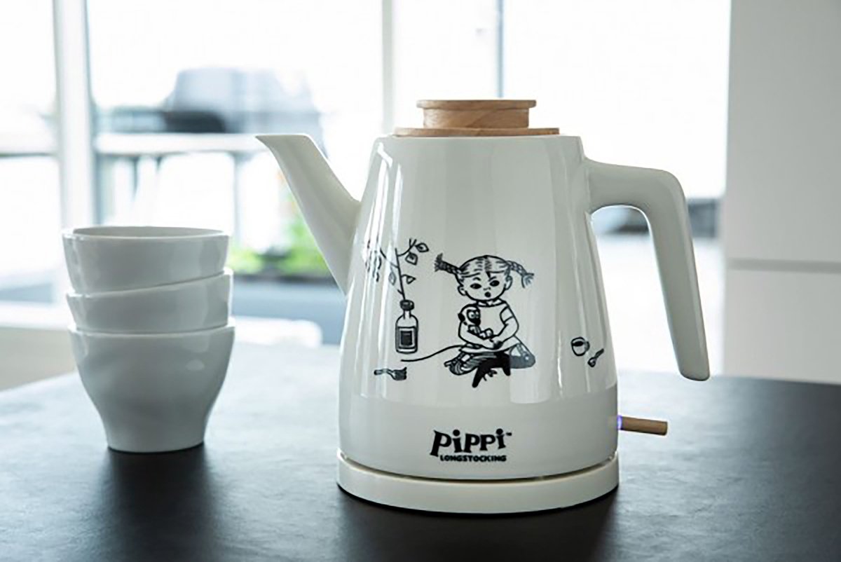Pippi 20130003 - Pippi Langkous keramische waterkoker - 1,2 Liter ...