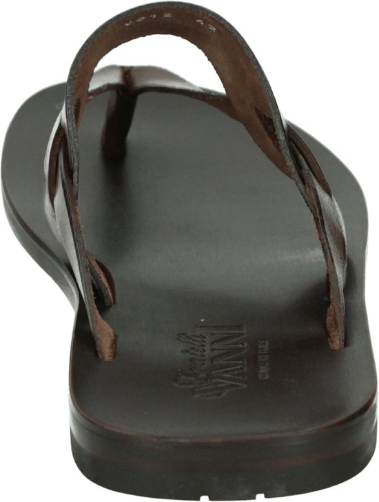 Vanni V212 - Heren slippers - Kleur: Bruin - Maat: 44 | bol