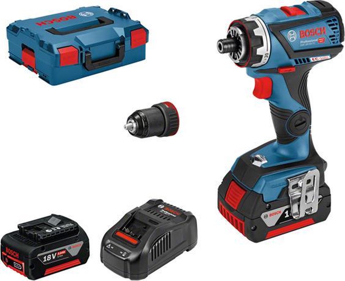 Bosch Professional GSR 18V-60 FC Accu Schroefboormachine 18V 5,0Ah in L ...