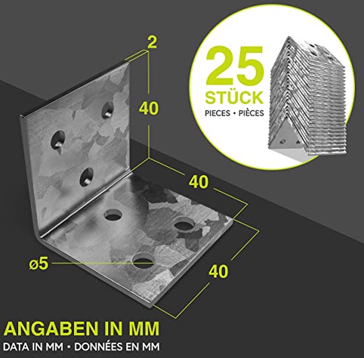 Hoekverbinders / kastverbinders/meubelverbinders/hoekverbi 25 Pieces ...