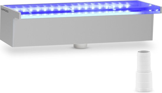 Uniprodo Douche - 30 cm - LED-verlichting - Blauw / Wit | bol