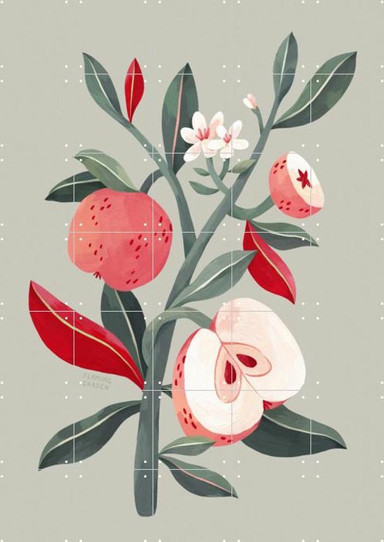 IXXI Apple Tree, Flaming Garden - 100 x 140 cm - Gratis ophangtool ...