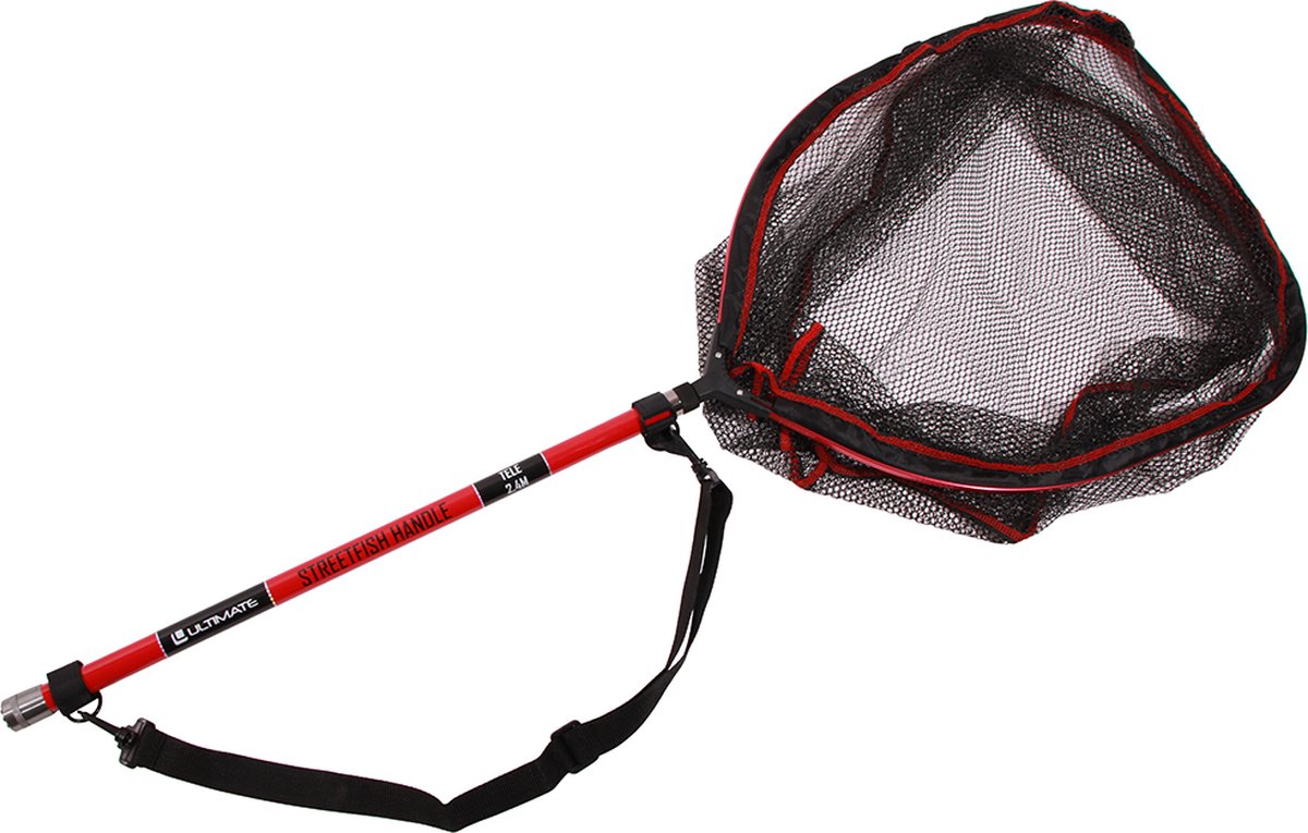 Ultimate Streetfishing Landingsnet + Telescopische Steel 2.40m ...