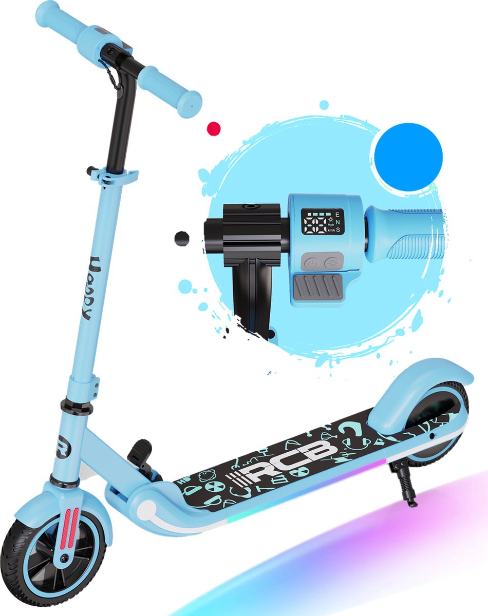 RCB Elektrische step kinderen - Verlichting - 16 km/u - max 50 kg ...