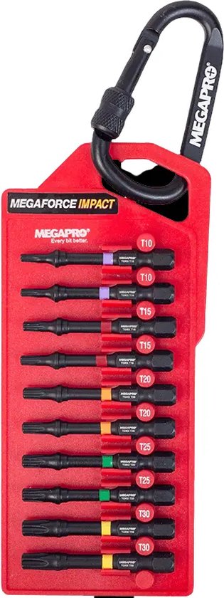 IMPACT BIT PACK - 10 STUKS | TORX | bol.com