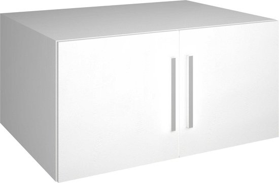 Opzetkast voor kledingkast Ramos 2 deuren - wit | bol