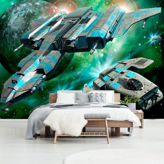 Fotobehang - Vlies Behang - Ruimteschepen - Ruimtevoertuigen - Space ...