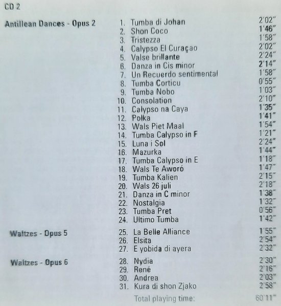 Wim Statius Muller: Antillean Dances, Wim Statius Muller | CD (album ...