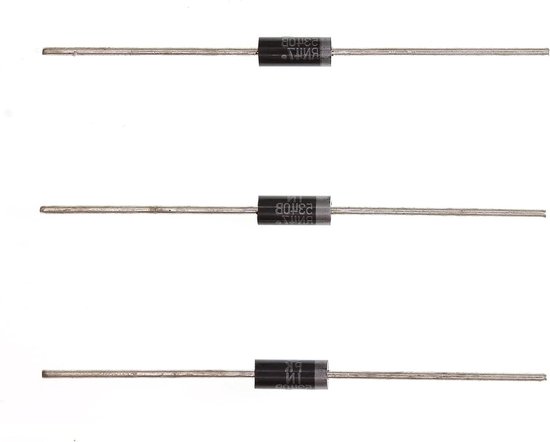 50 STKS 1N5340B 1N5340 Power Zener Diode 5W 6V Axiale diodes 5 Watt 6 Volt - pack of 50 | bol