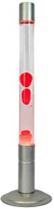 Solacis Lavalamp - Retro lamp voor sfeer & ontspanning - Zilver & Rood ...
