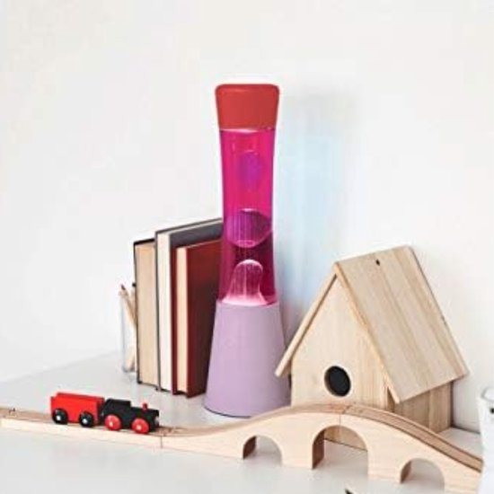 Lavalamp - Rood & Roze - 39 cm - Lava Lamp - Lavalampen | bol