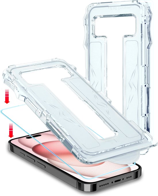 Screenprotector Geschikt voor iPhone 15 Pro Max Screenprotector Met ...