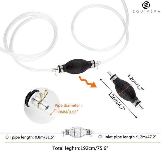 Equivera Vloeistofpomp - Vloeistof Pomp - Hevelpomp - Overhevelingspomp ...