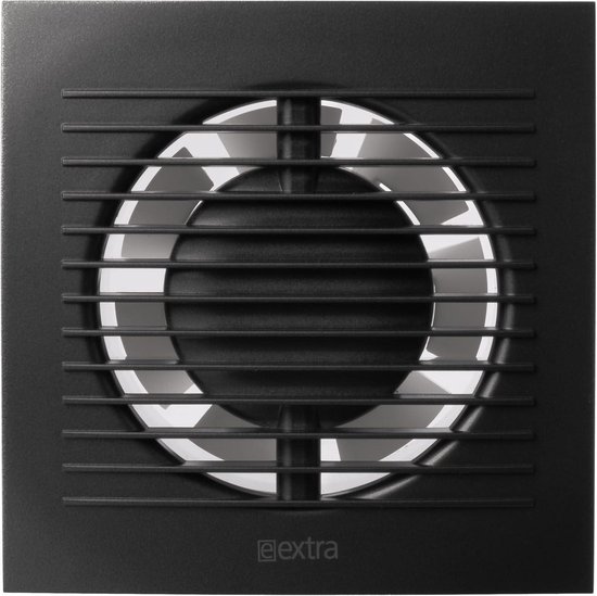 Badkamer Ventilator Antraciet 120mm Afvoer - Ventilatie Badkamer Toilet ...