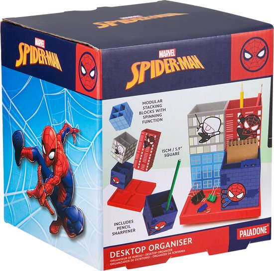 Paladone Spider-man Bureau-organizer 15 Cm Rood | bol