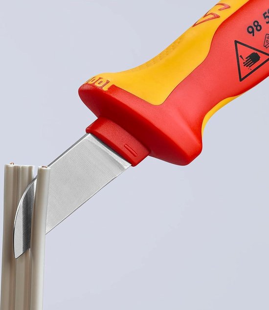 Geïsoleerd kabelmes met meercomponentengreep - VDE-getest - 190 mm | bol