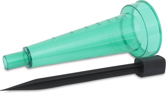 Regenmeter neerslagmes-grondpen voor nauwkeurige regenwatermeting in ...