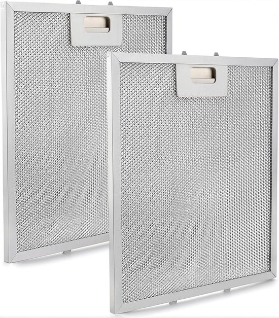 Metalen vetfilters - 2 stuks - afzuigkappen - keukenaccessoires - olieafscheiding -... | bol