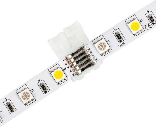 Solderless RGBW LED Strip Connector 10 stuks 5 Pin 10mm | bol