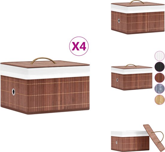 vidaXL Opbergbox - Opbergboxen - Opslagbox - Opslagboxen - Opbergboxen ...