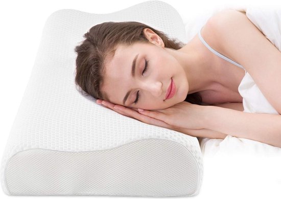 Traagschuim Slaapkussen voor Nekpijn Ondersteuning - Orthopedisch Kussen voor Rug,... | bol