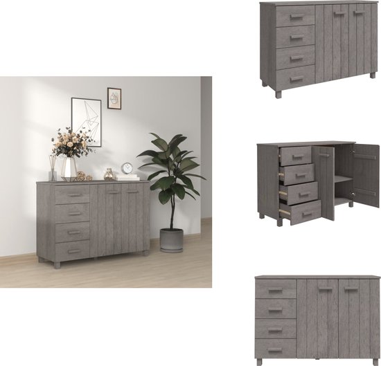 vidaXL Dressoir - Dressoirs - Kast - Dressoirkast - Dressoir HAMAR 113x40x80 cm... | bol
