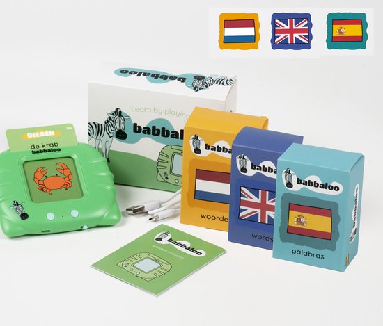 Babbaloo woordentrainer - Nederlands, Engels en Spaans - gesproken ...