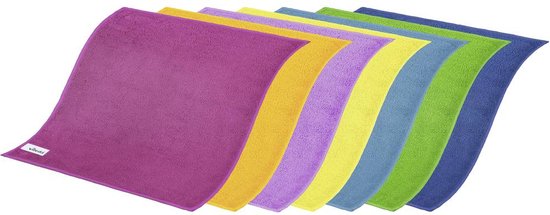 Vileda Microvezeldoek Colors - 14 stuks | bol