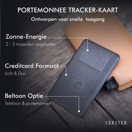 Ekster Tracker Card - Android GPS tracker voor portemonnee ...