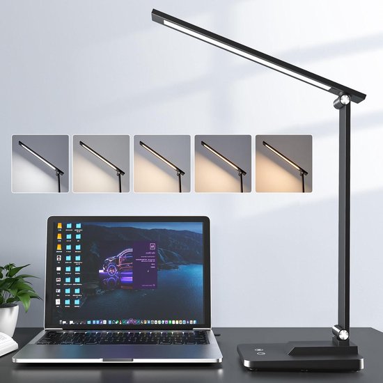 Bureaulamp dimbaar-LED daglichtlamp verstelbaar - 500 lumen | bol
