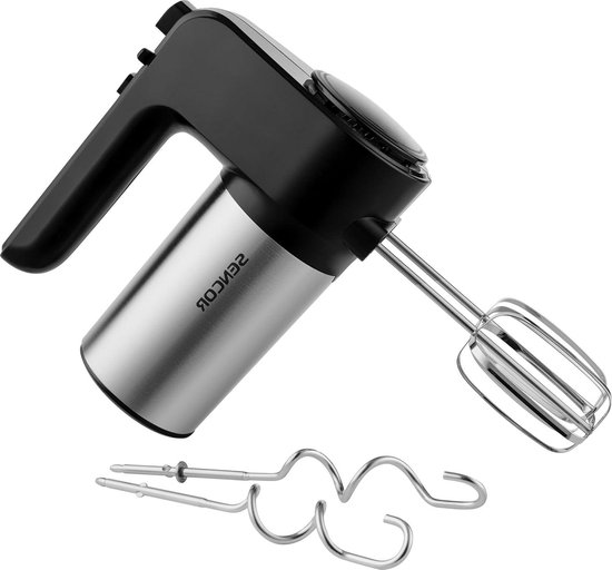 6 Speed Hand Mixer 400 W Silver - Powerful and Efficient Mixing | bol