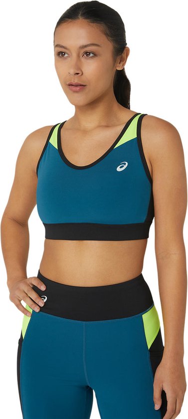 Asics Sport-BH Dames Blauw Geel | bol