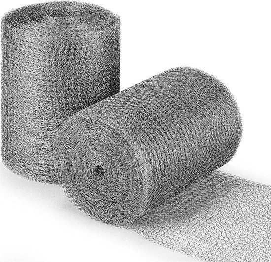Metalen gaas 127mm * 8m - Fijn gaas voor knaagdierbescherming - Vulling ...