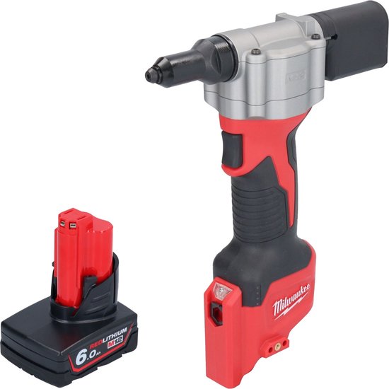 Milwaukee M12 BPRT-0 accu blindklinknagel 12 V 20,32 mm ( 4933464404 ...