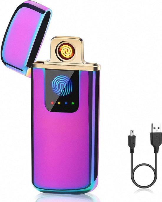USB Navulbare Elektrische Aansteker - Winddicht, Oplaadbaar en Veilig ...