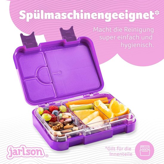Toni Lunch Box for Children with 6 Compartments - Leak-Proof Bento Box ...