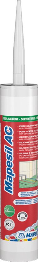 MAPEI Mapesil AC Siliconenkit - Voor Afdichten Van Voegen - Kleur 132 Beige - 310 ml | bol