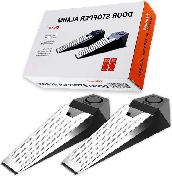 Deurstopper Alarm - Inbraak Alarm met Geluid - Set van 2 - inclusief ...