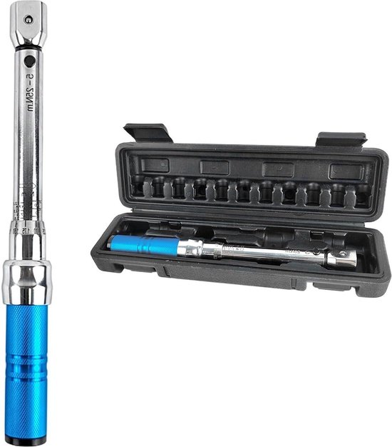 Verstelbare momentsleutel 5-25 Nm 235 x 9 x 12 mm - Torque-sleutel met ...