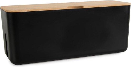 Kabel Management Box voor Muur Mount - Medium Formaat - Zwart | bol