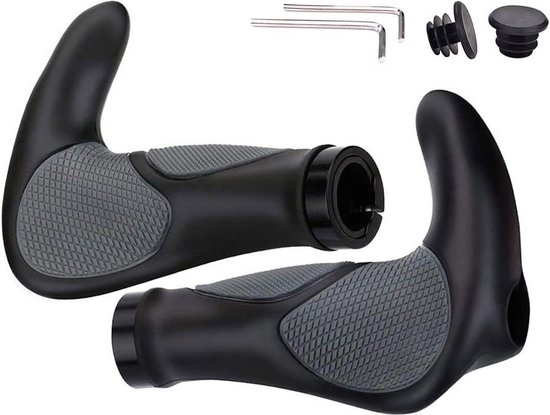 Antislip rubberen fietsgrepen voor MTB-fietsstuur - Ergonomisch en ...