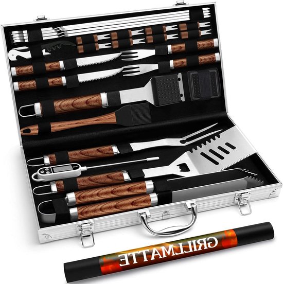 Barbecue Accessories Set of 26 Stainless Steel Cutlery - High Quality ...