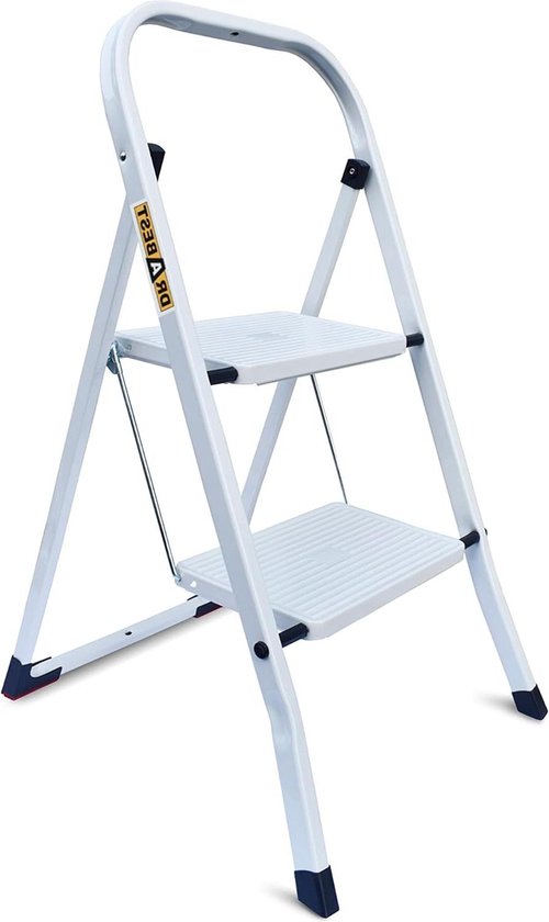2-Traps Aluminium Kantoorladder 150kg - Multifunctioneel Opvouwbaar ...