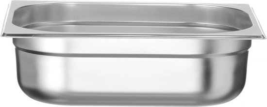 HENDI GN-container 1/2 – Budget Line – 6,5L – 325x265x100 mm – lichtgewicht roestvrij... | bol