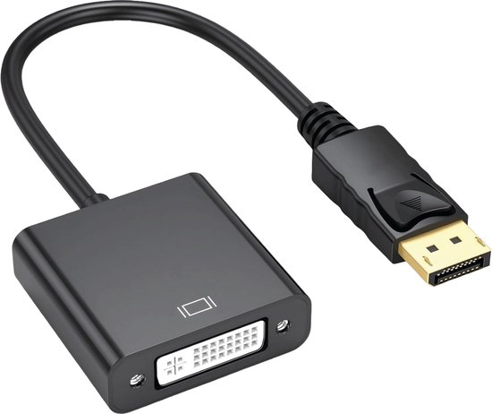 DisplayPort naar DVI Kabel - Ondersteund 1080P - Male DisplayPort en ...