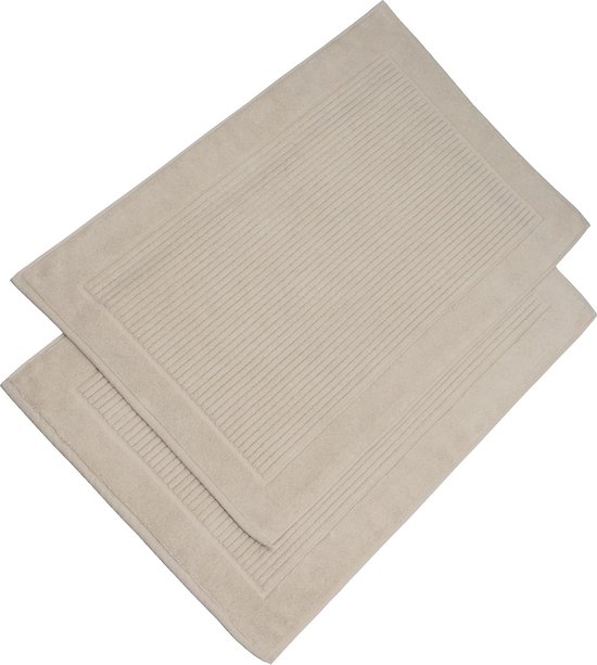 50 x 80 cm Badmat Antislip Wasbaar Badmat Set 2 Stuks 100% Katoenen ...