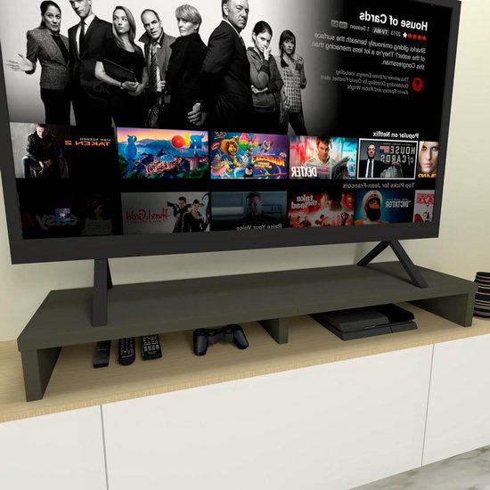 TV Verhoger FSC Hout - 130 x 35 x 15 cm - Belastbaar tot 100 kg ...