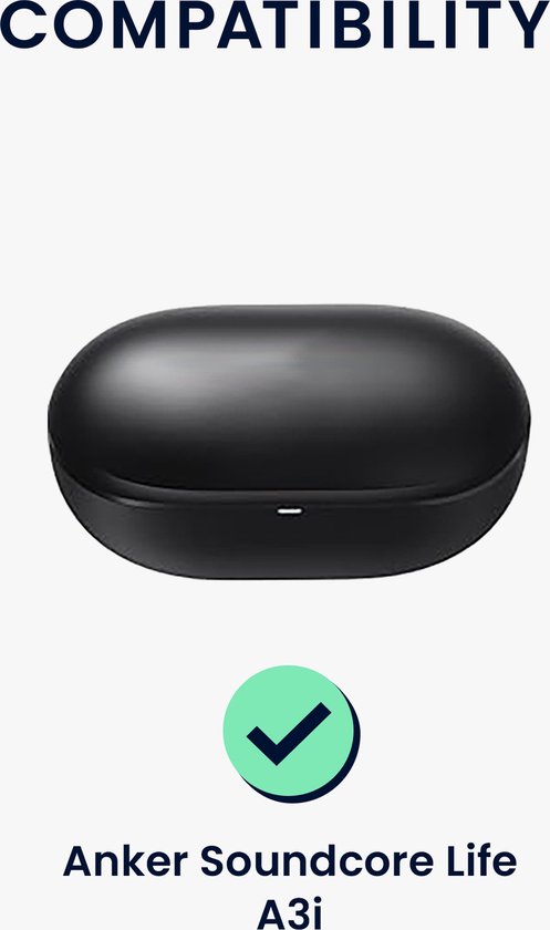 kwmobile cover voor oordopjes case - geschikt voor Anker Soundcore Life ...