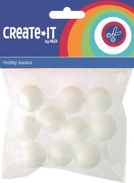 Polystyreen piepschuim bollen 100 stuks - Foamballen ...